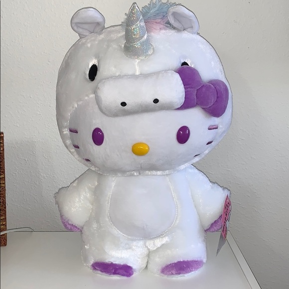 Hello Kitty | Other | Hello Kitty White Unicorn 2 Halloween Greeter ...
